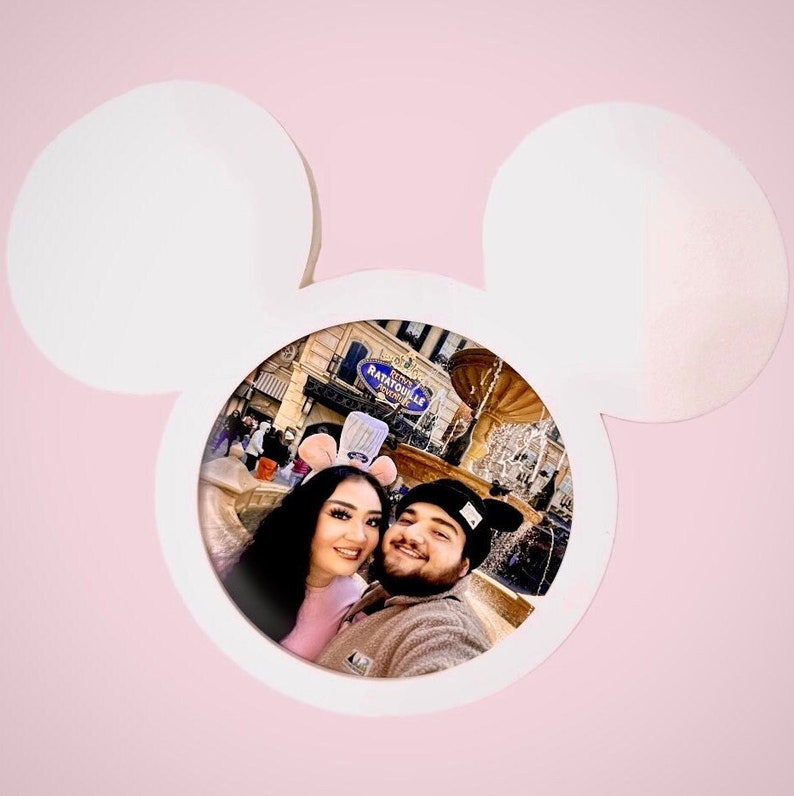 Mickey Mouse Ears Picture Frames W/ Photo Prints - Etsy