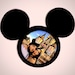 Mickey Mouse Ears Picture Frames W/ Photo Prints - Etsy