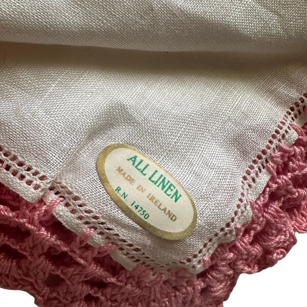 Irish Linen Hankie - Etsy