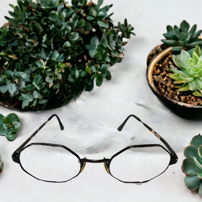 Octagon Eyeglasses - Etsy
