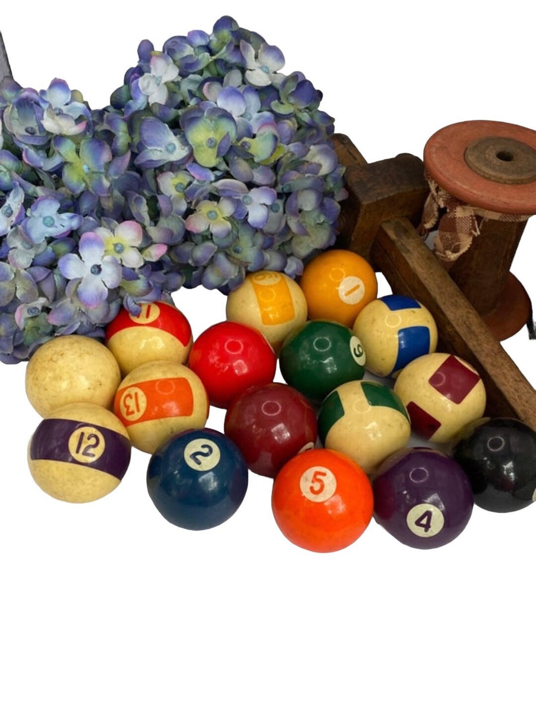 RARE BAKELITE Vintage Miniature 1 1/2 Inch Pool Balls Tested - Etsy