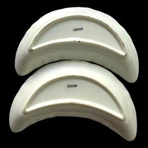 6 Vintage 1930 - 1940s Japan Porcelain Side or Fish Bone Plates 6 1/2 ...