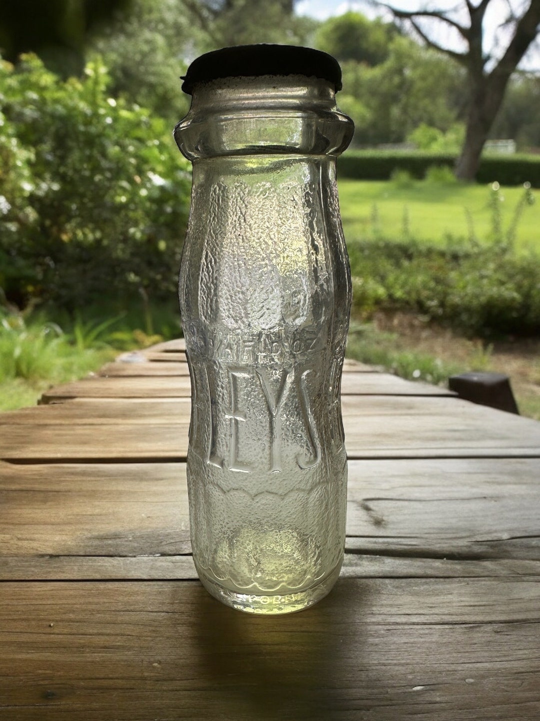 Rare Antique 1920's Era Bireleys Clear Glass Embossed 6 3/4oz Juice ...