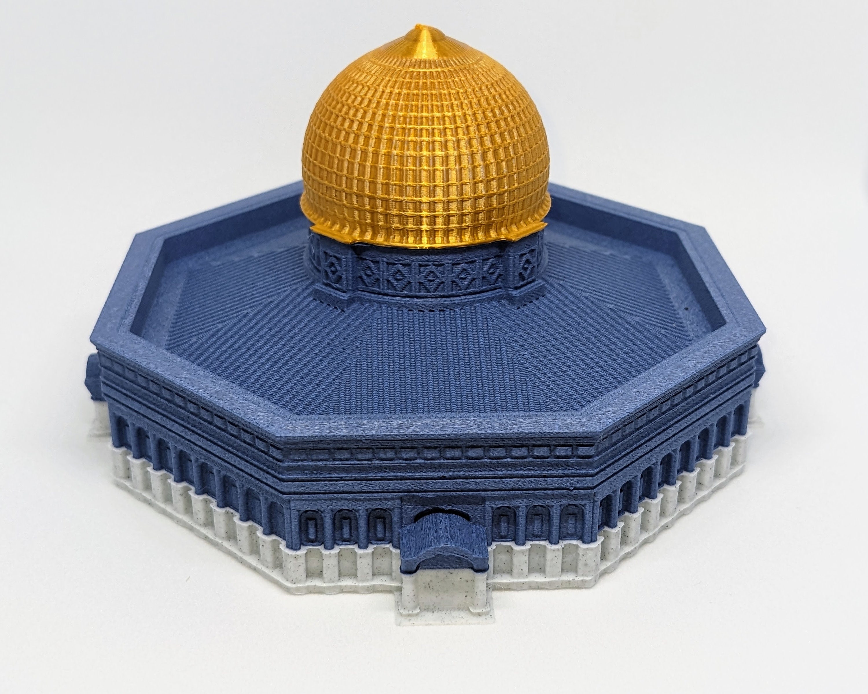 Dome of the Rock Mosque Model Decor, Jerusalem, Miniature Islamic Model ...