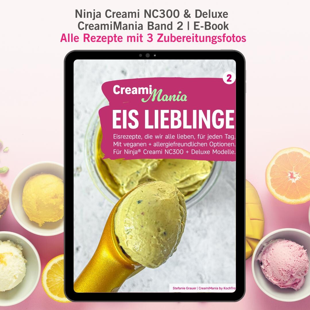 Ice Cream Recipes E-book Ninja Creami NC300 and Deluxe | Vegan and ...
