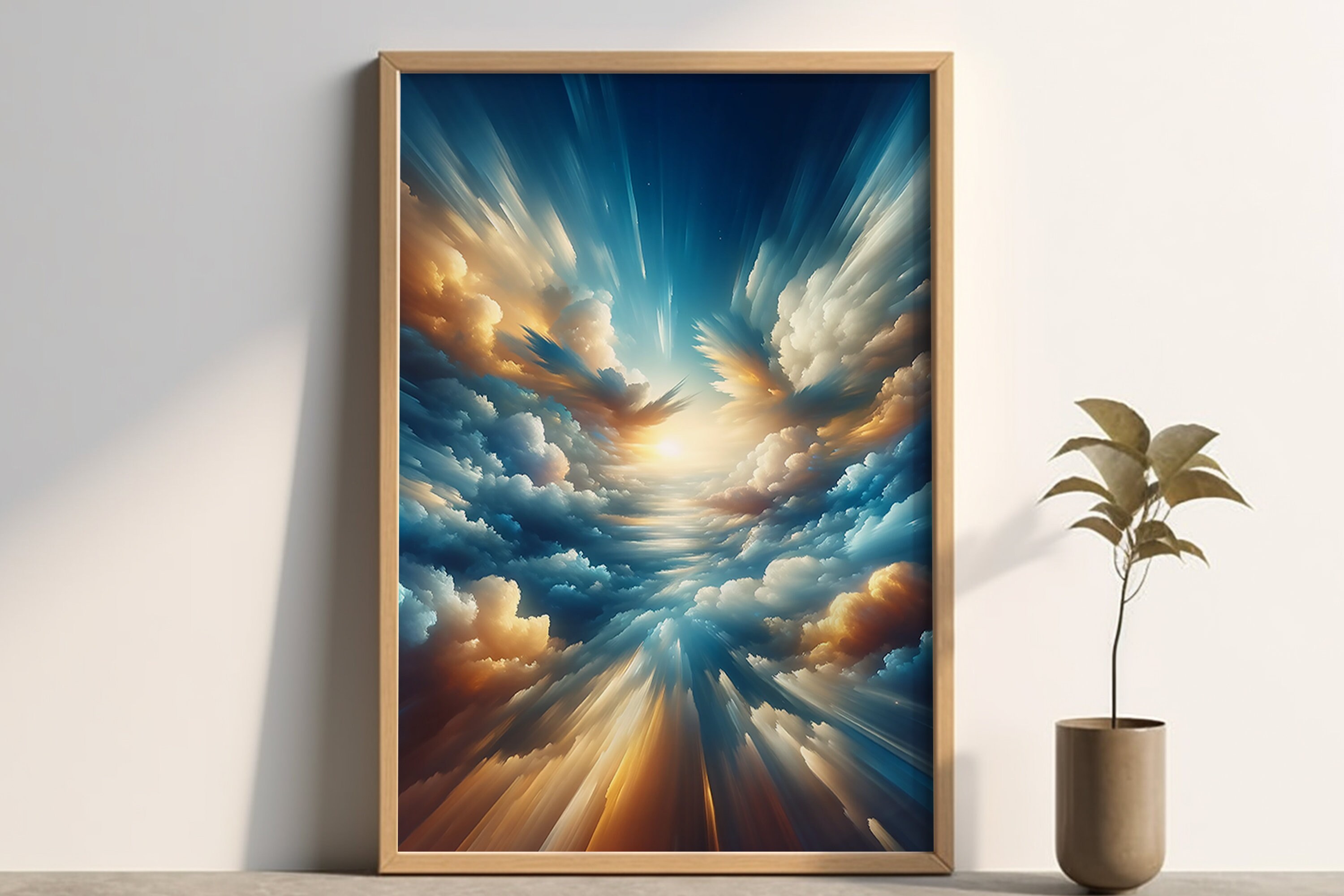 Celestial Drift, Digital Download, Large Abstract Print, Printable Wall Art, Wall Decor, Posters ...