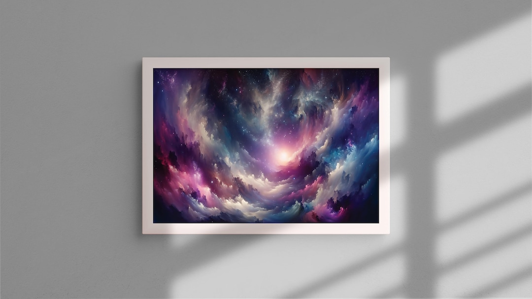 Celestial Vista, Digital Download, Large Abstract Print, Printable Wall ...