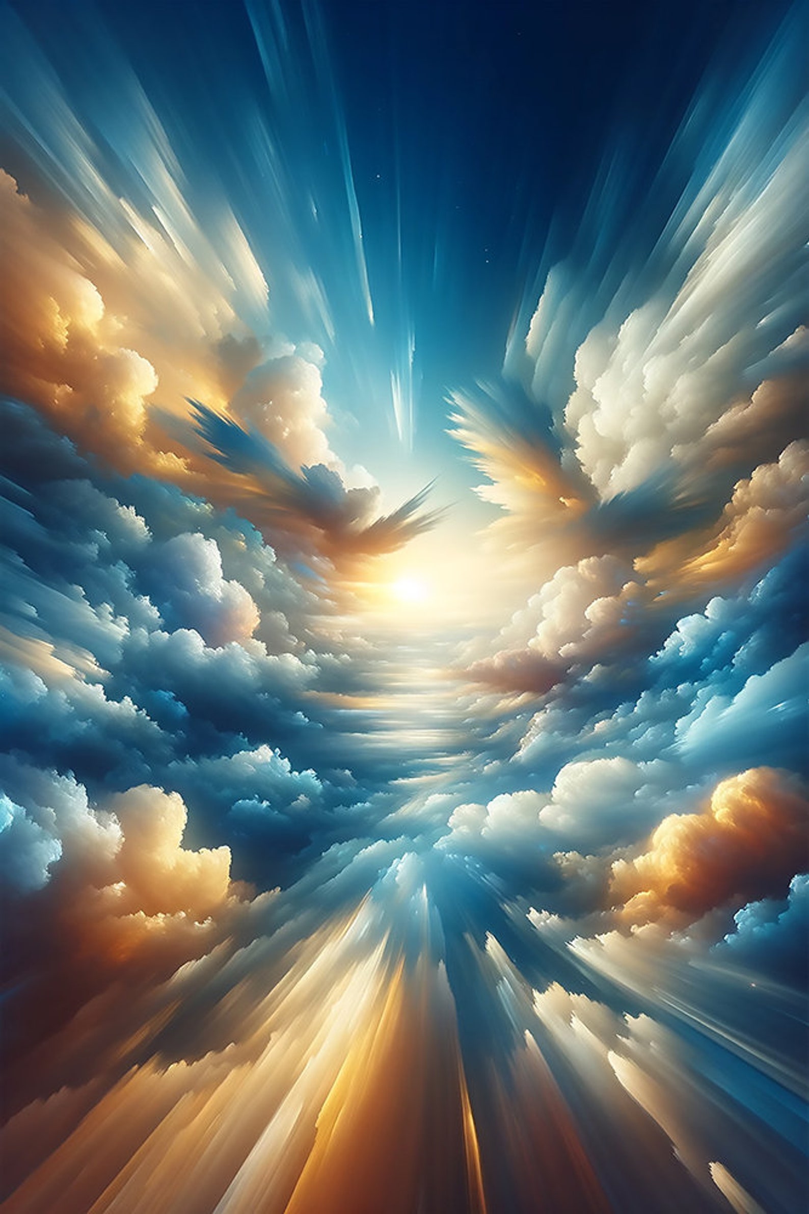 Celestial Drift, Digital Download, Large Abstract Print, Printable Wall ...