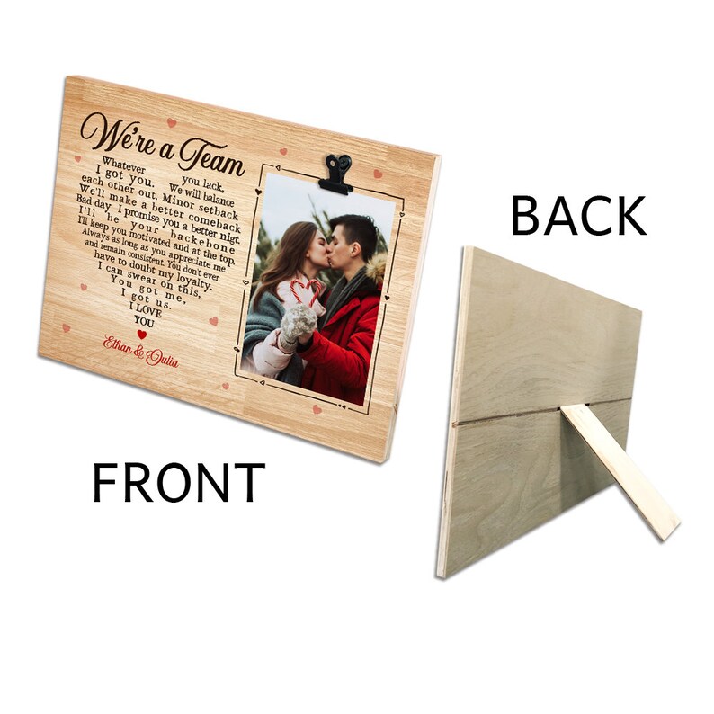 Makezbright We're A Team Meeting You Was Fate Picture Frame ...