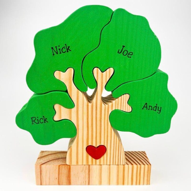 Wood Tree Puzzle - Etsy