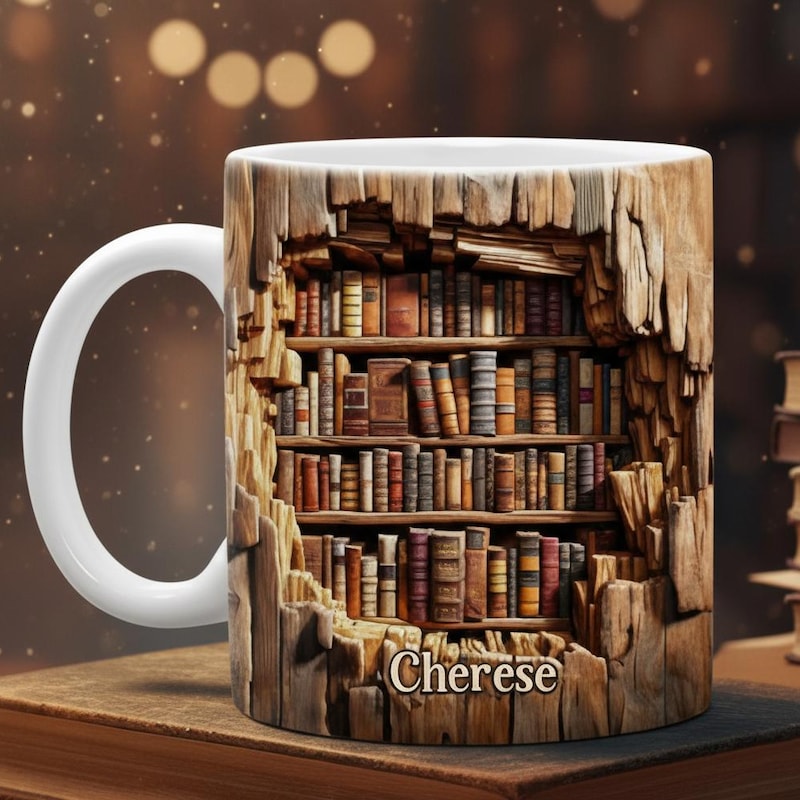 Custom Mug Library - Etsy