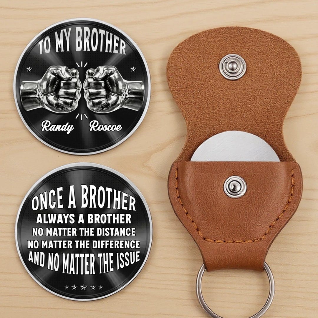 Pocket Hug for Brother – Personalized Brother Birthday Gift, Meaningful ...
