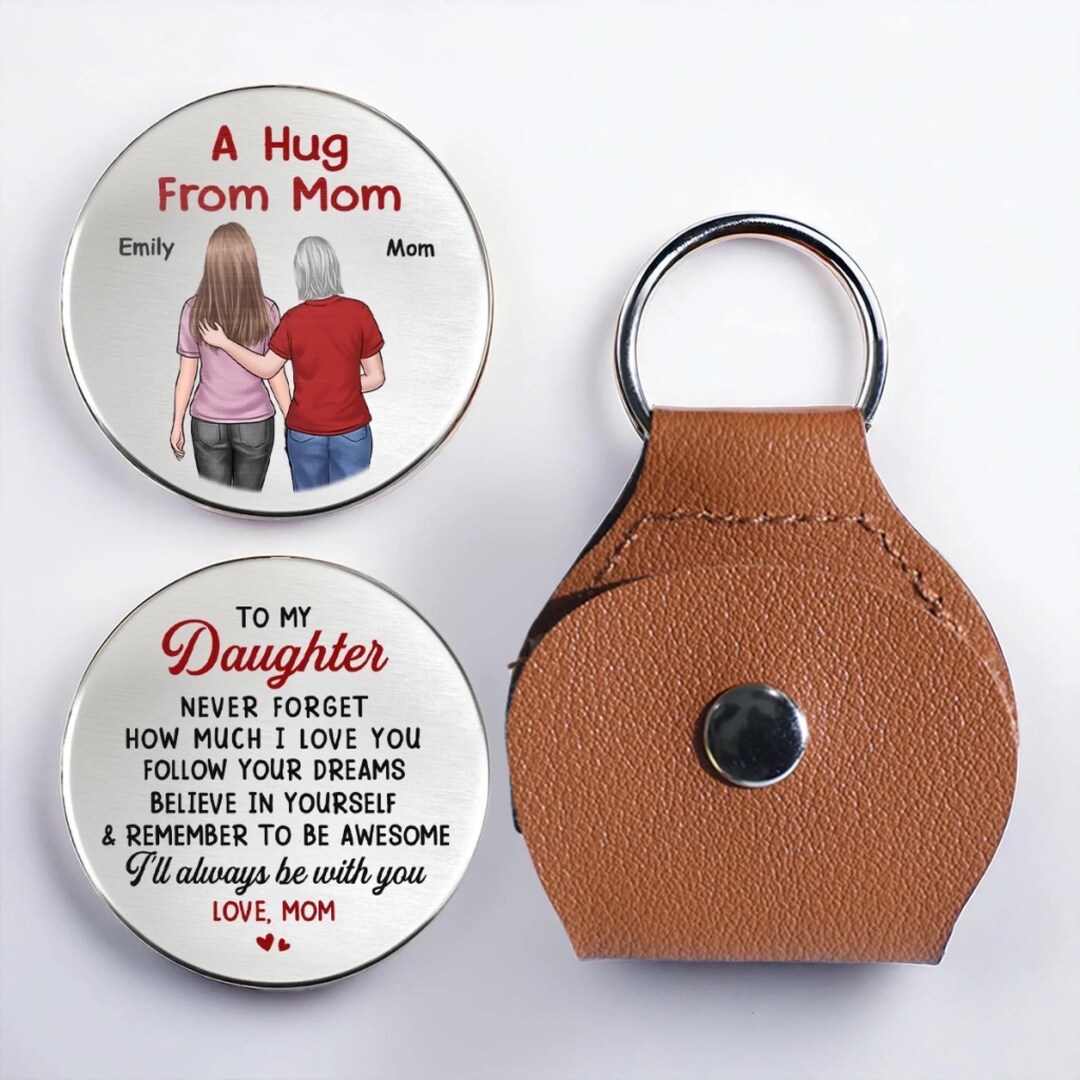 Pocket Hug From Mom – Personalized Daughter or Son Gift, Inspirational ...