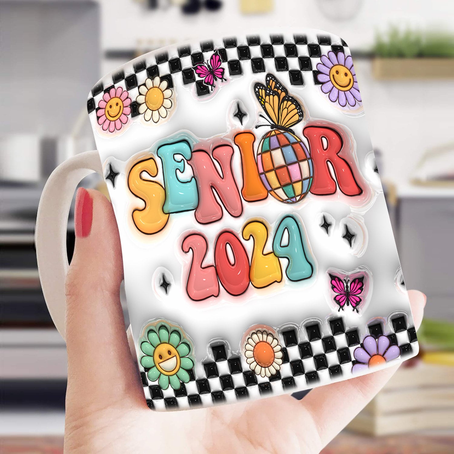 Custom 2024 Graduation 3D Inflated Mug, Custom 3D Inflated Senior Mug ...