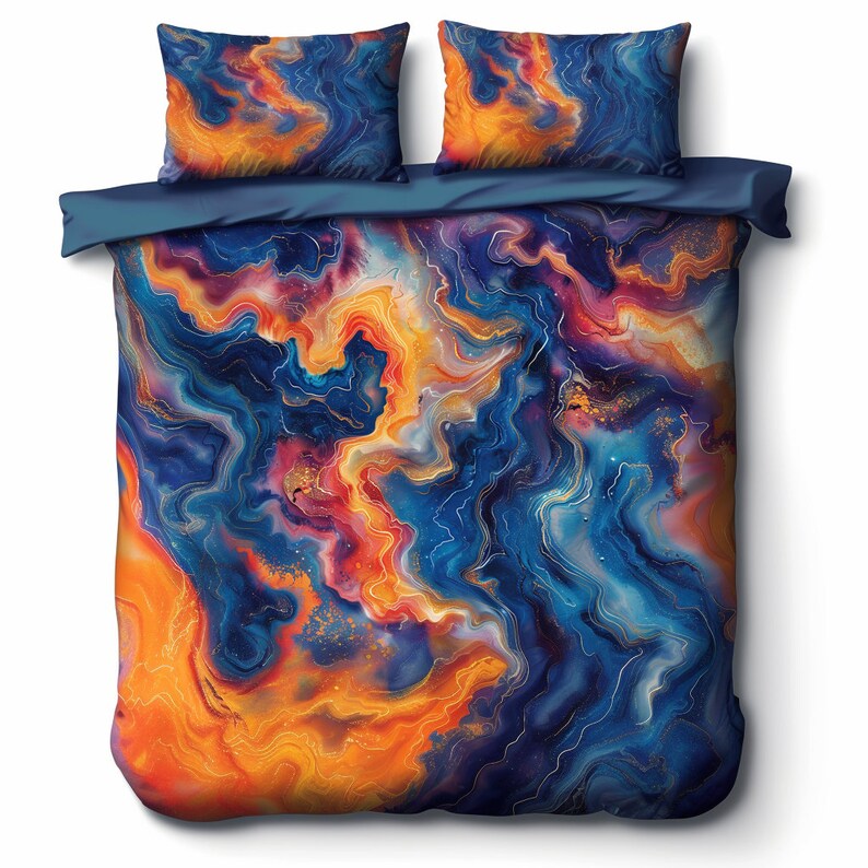 Colorful Galactic Ink Drop Marble Patterns Bundle: 40 Seamless Designs ...