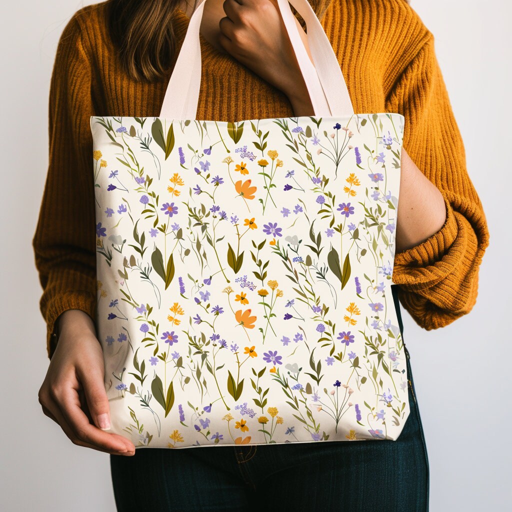 Dainty Wildflower Seamless Pattern Digital Download, Floral Surface ...