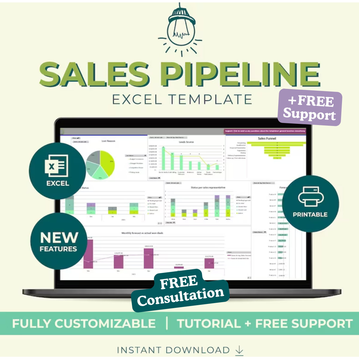 Sales Pipeline Template Excel Free