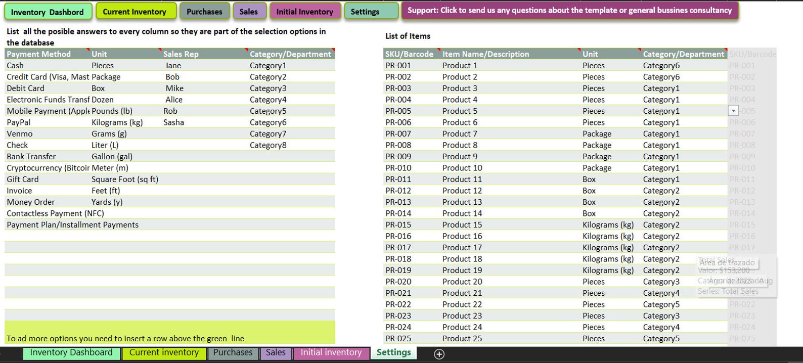 Ultimate Inventory-stock Management Tracker Template/ Interactive ...