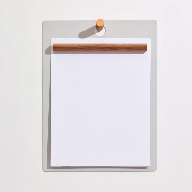 The Magnetic Clipboard-grey - Etsy