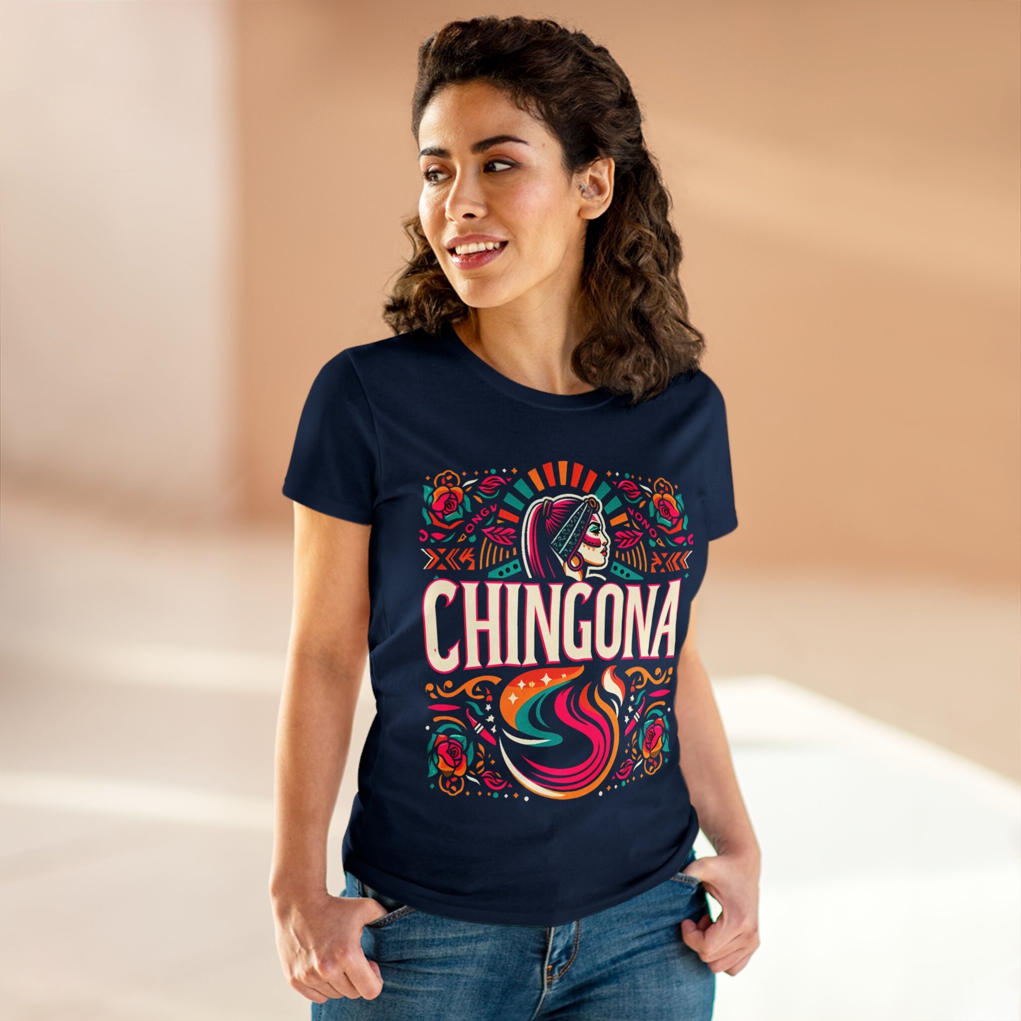 Chingona Mujer Latina Powerful Latin Woman Native Elements Mexico Women ...
