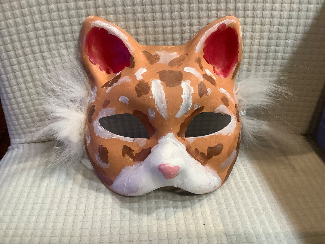 Orange Cat Mask - Etsy