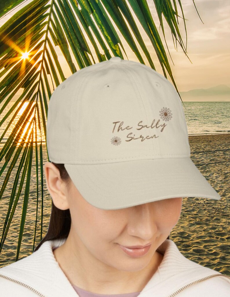 Salty Siren Mermaid Baseball Cap: Organic Cotton Boho Beach Hat - Etsy Australia