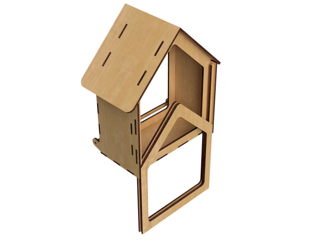 Laser Cut Window Bird Feeder. DXF, SVG Digital File Download. 3 Mm or 4 ...