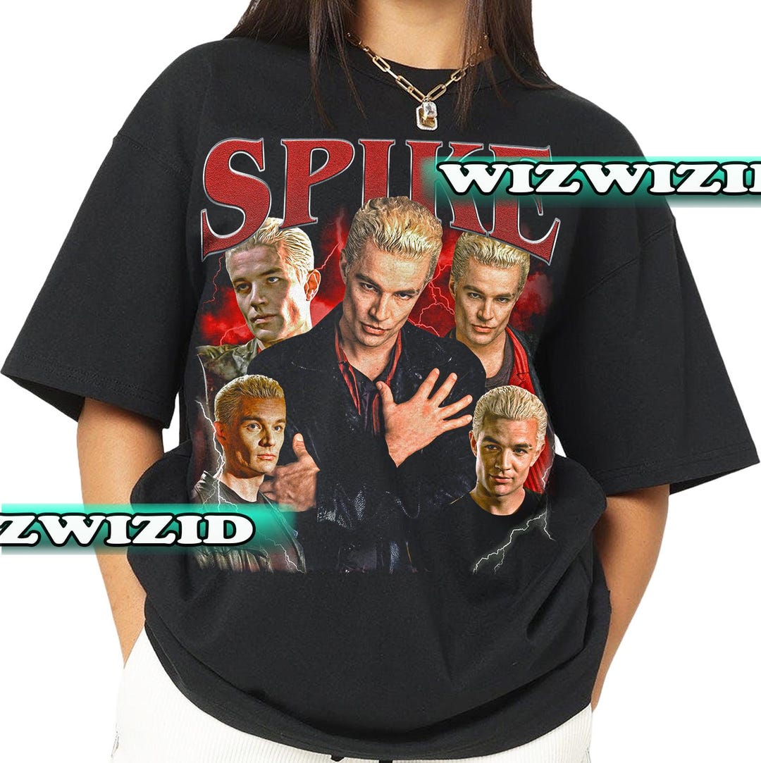 Retro 90's Spike Pratt Homage Shirt, Buffy Spike Graphic Shirt, Gift ...