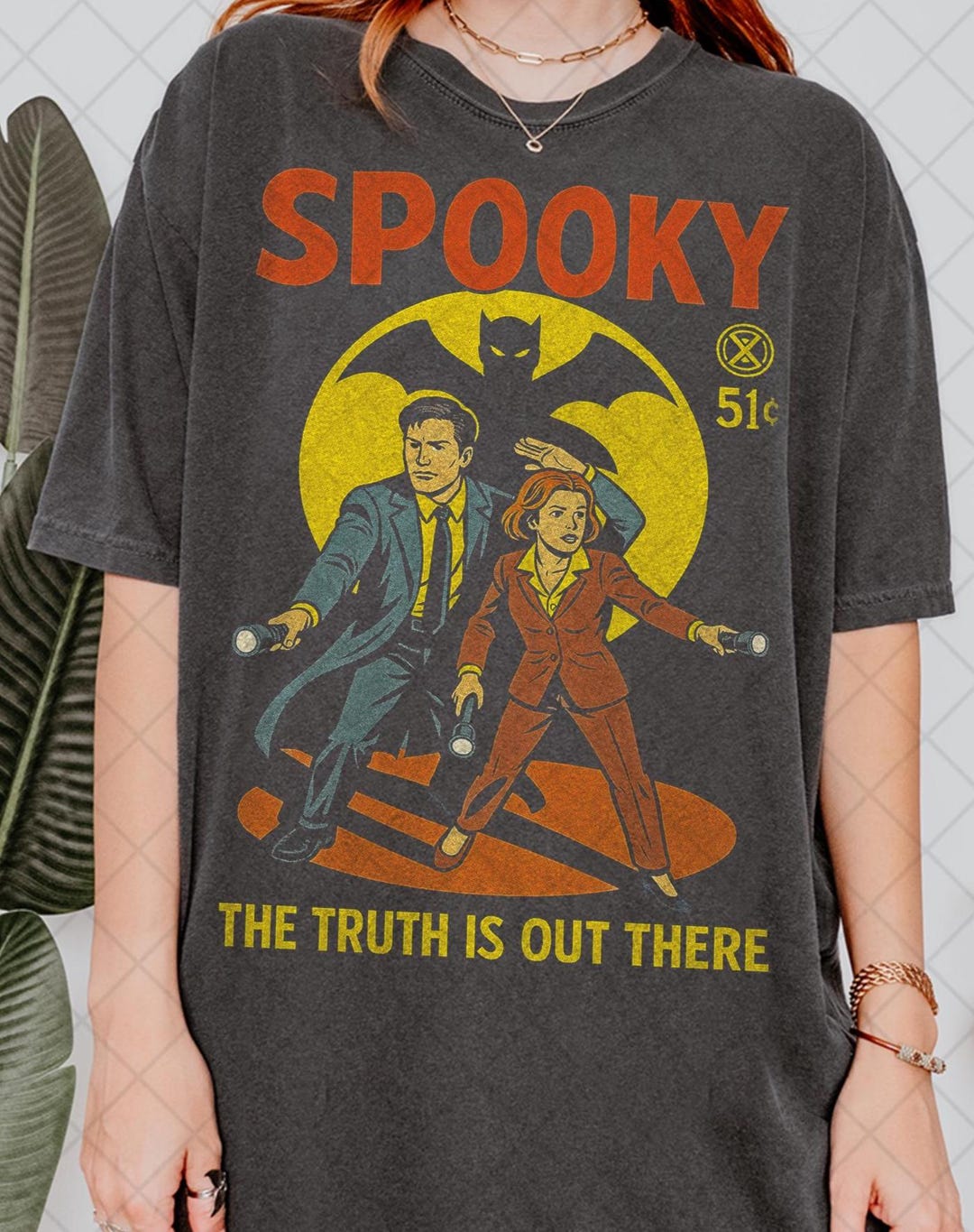 Retro 90's Comfort Colors My X-files Spooky T-shirt, Scully and Mulder ...
