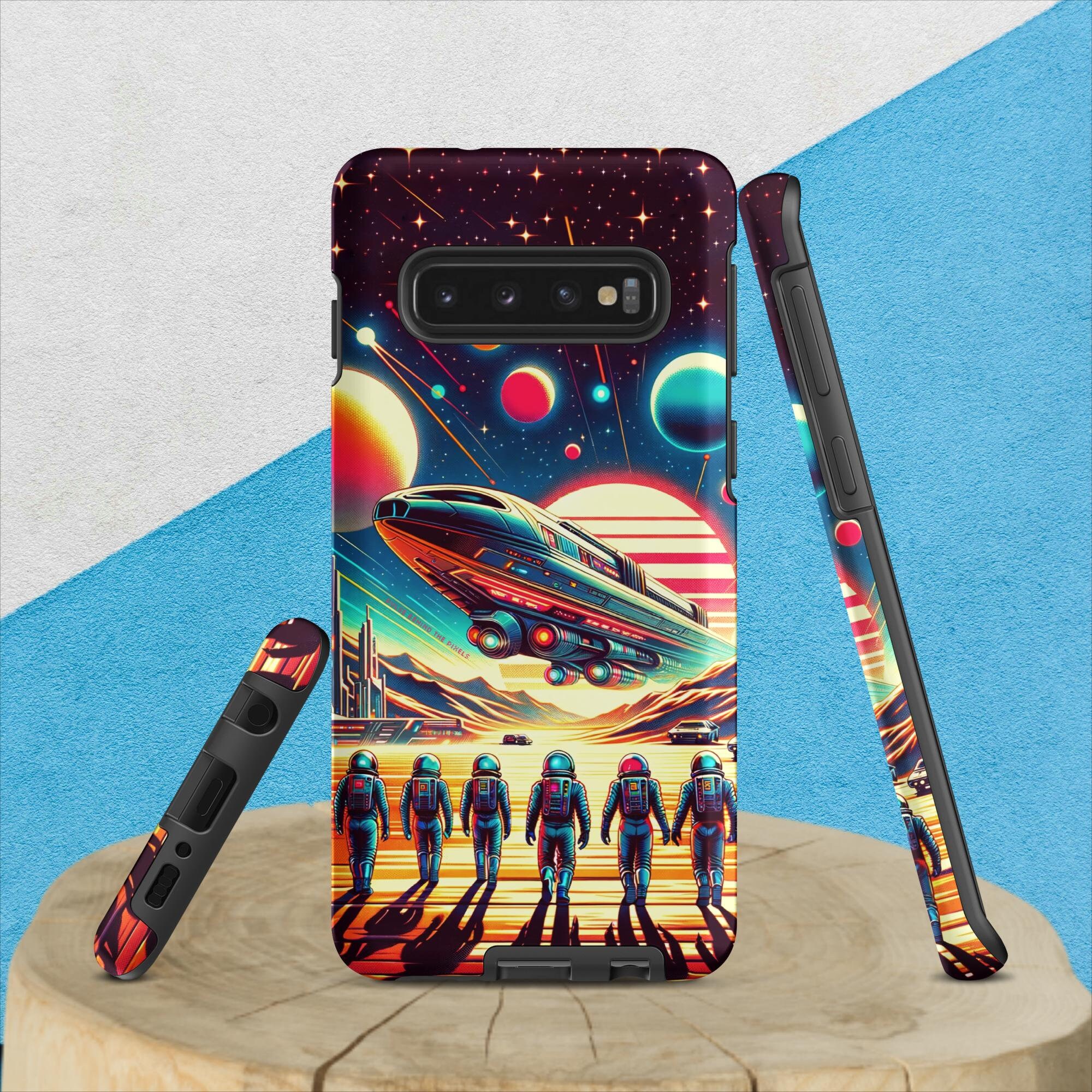 Retro Astronauts Tough Case for Samsung® Sci-fi Space Ship Art Case for ...
