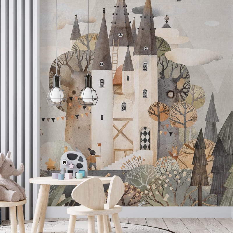 Kids Wall Mural - Etsy