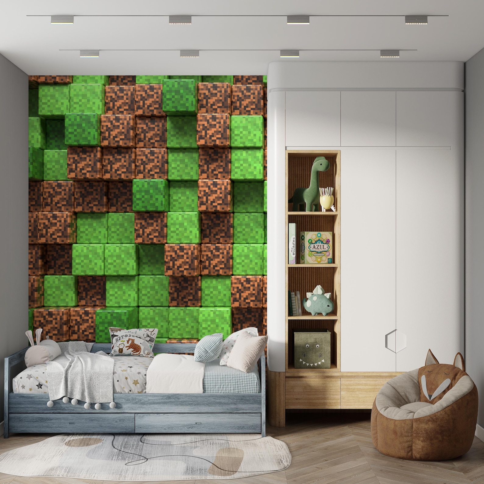 Video Game Pixelart Wallpaper, Gaming Mural Playroom Print ...