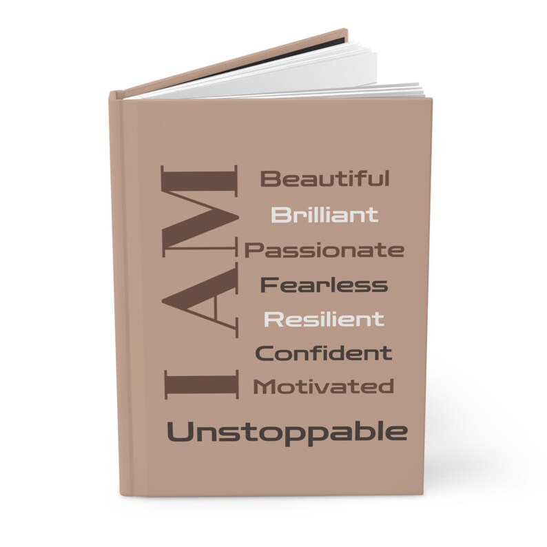 I AM Unstoppable Journal, Motivational Diary, Self-development Notebook ...