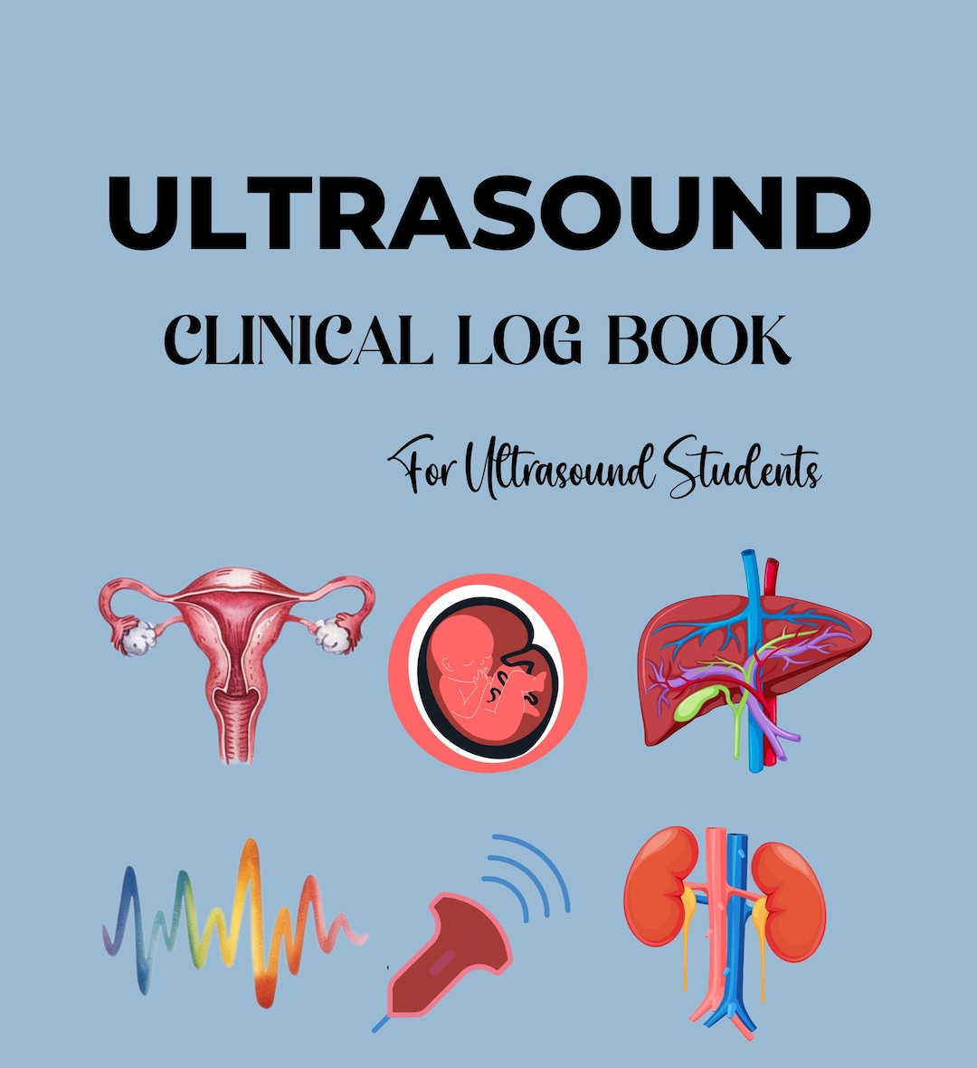 Clinical Log Book for Ultrasound Student, Digital Logbook, Logbook for ...