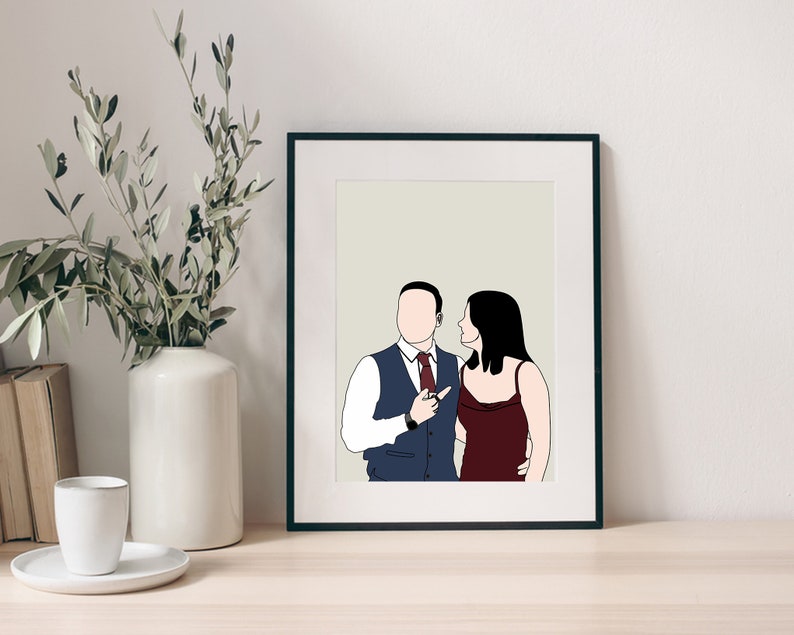 Faceless Portrait, Custom Photo Illustration, Personalized Picture ...