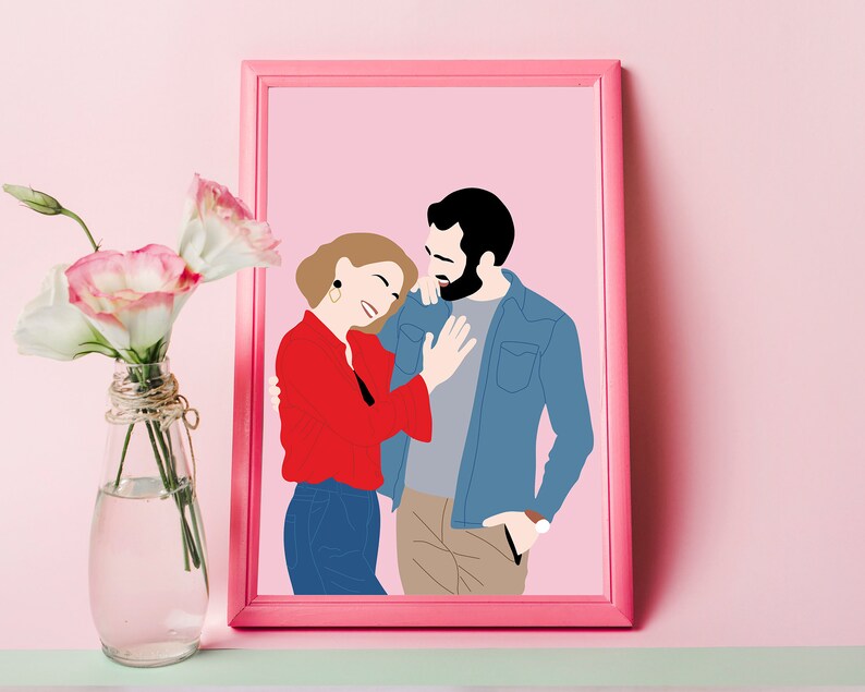 Faceless Portrait, Custom Photo Illustration, Personalized Picture ...