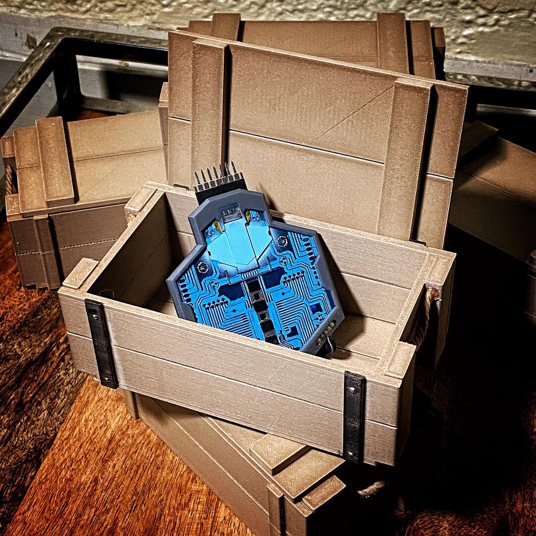 3D Printed Replica Military Wooden Ammo Box Crate - Etsy