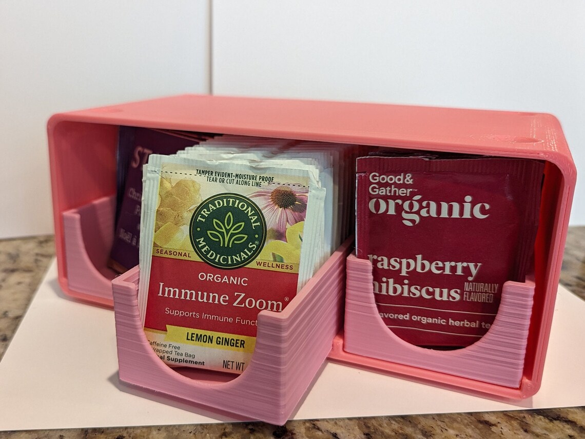 3 Drawer Stackable Tea Organizer - Etsy