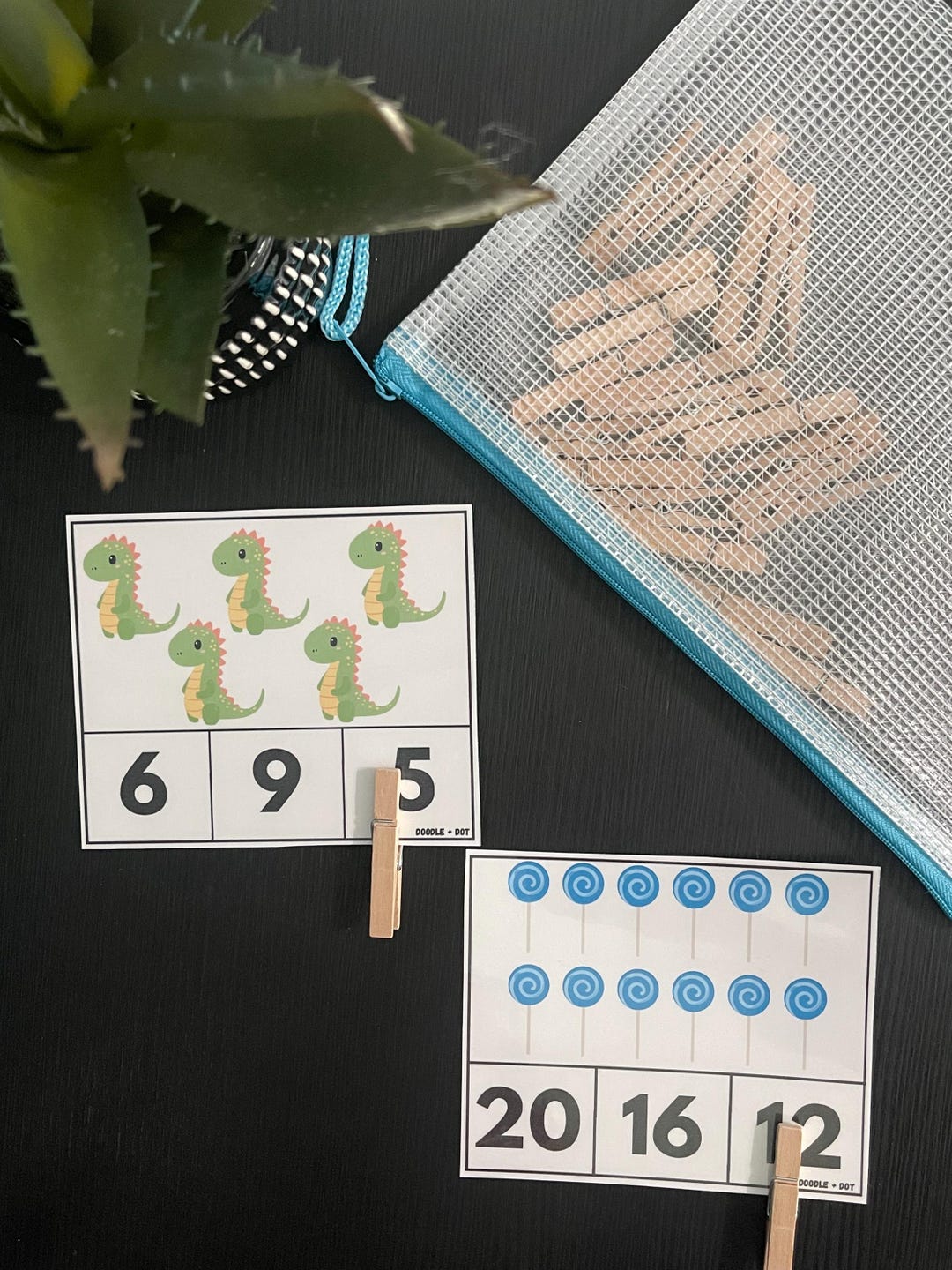 Digital Montessori 1-20 Clipcards | Early Learning | Homeschool ...