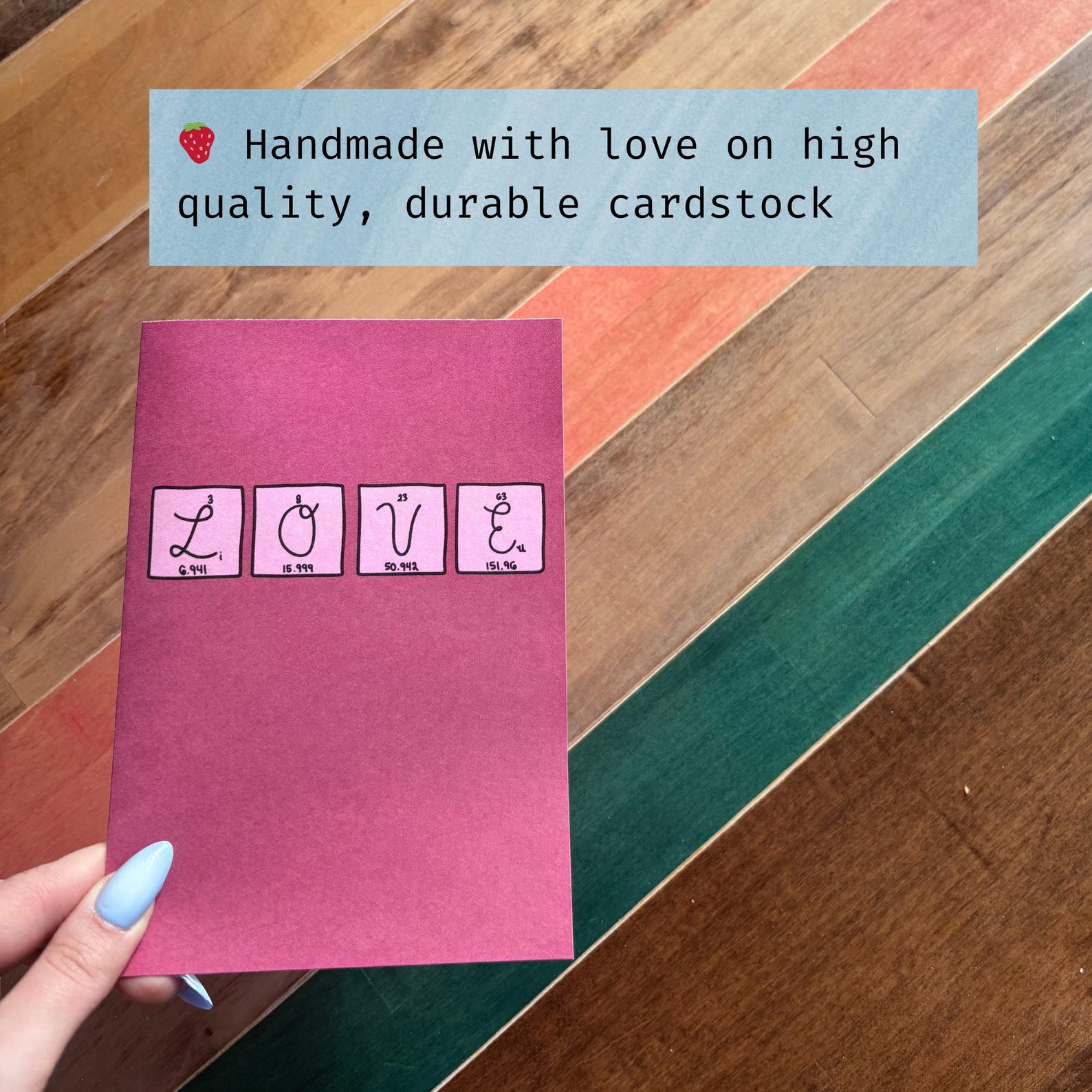 Periodic Table Love Card: Chemistry Valentine's Day STEM Gift - Etsy