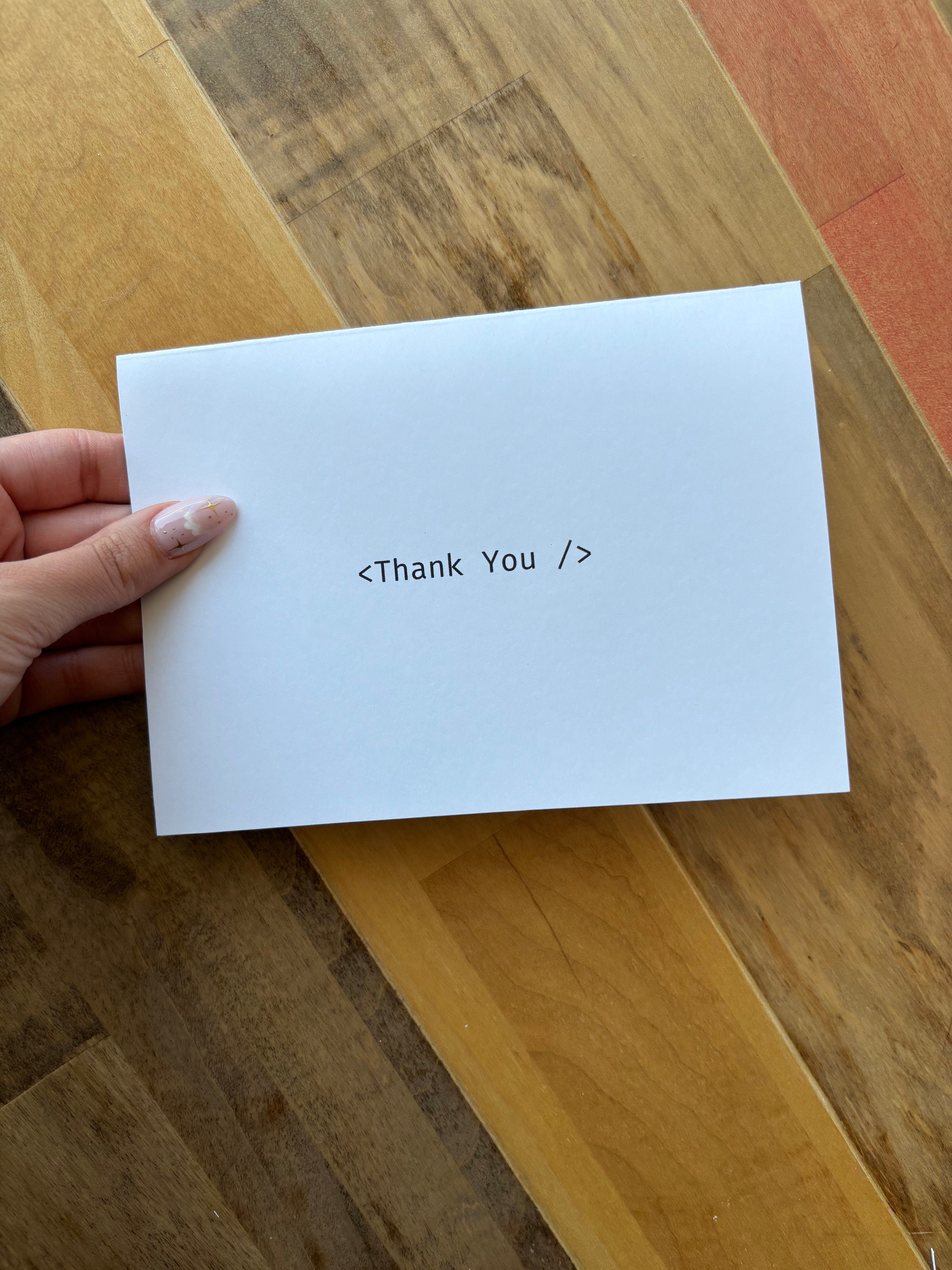 Coding Thank You Card: Software Engineer, HTML (5x7 With Envelope) - Etsy