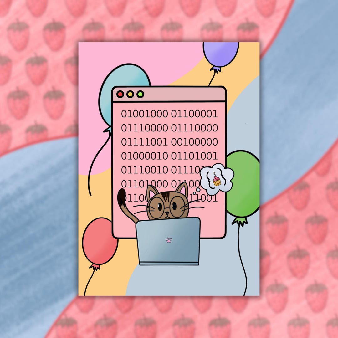 Happy Birthday Card Happy Birthday Software Engineer Happy Birthday ...