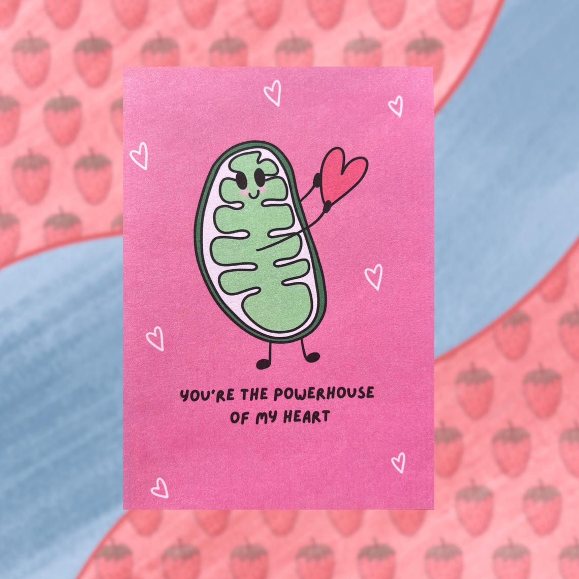 Mitochondria Valentine's Day Card: Biology Science Love - Etsy