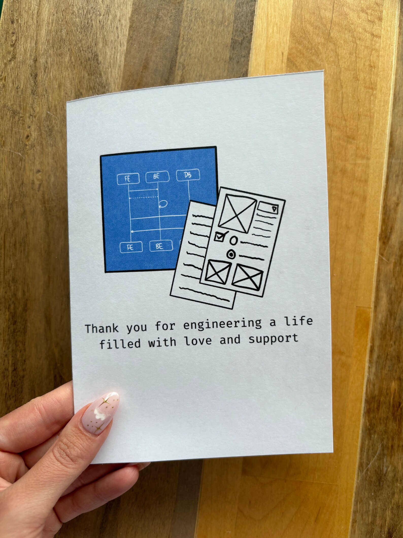 Father's Day Card STEM Fathers Day Card Engineer Father's Day Card ...