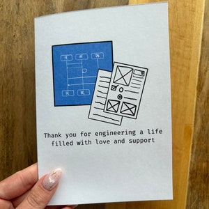 Father's Day Card STEM Fathers Day Card Engineer Father's Day Card ...