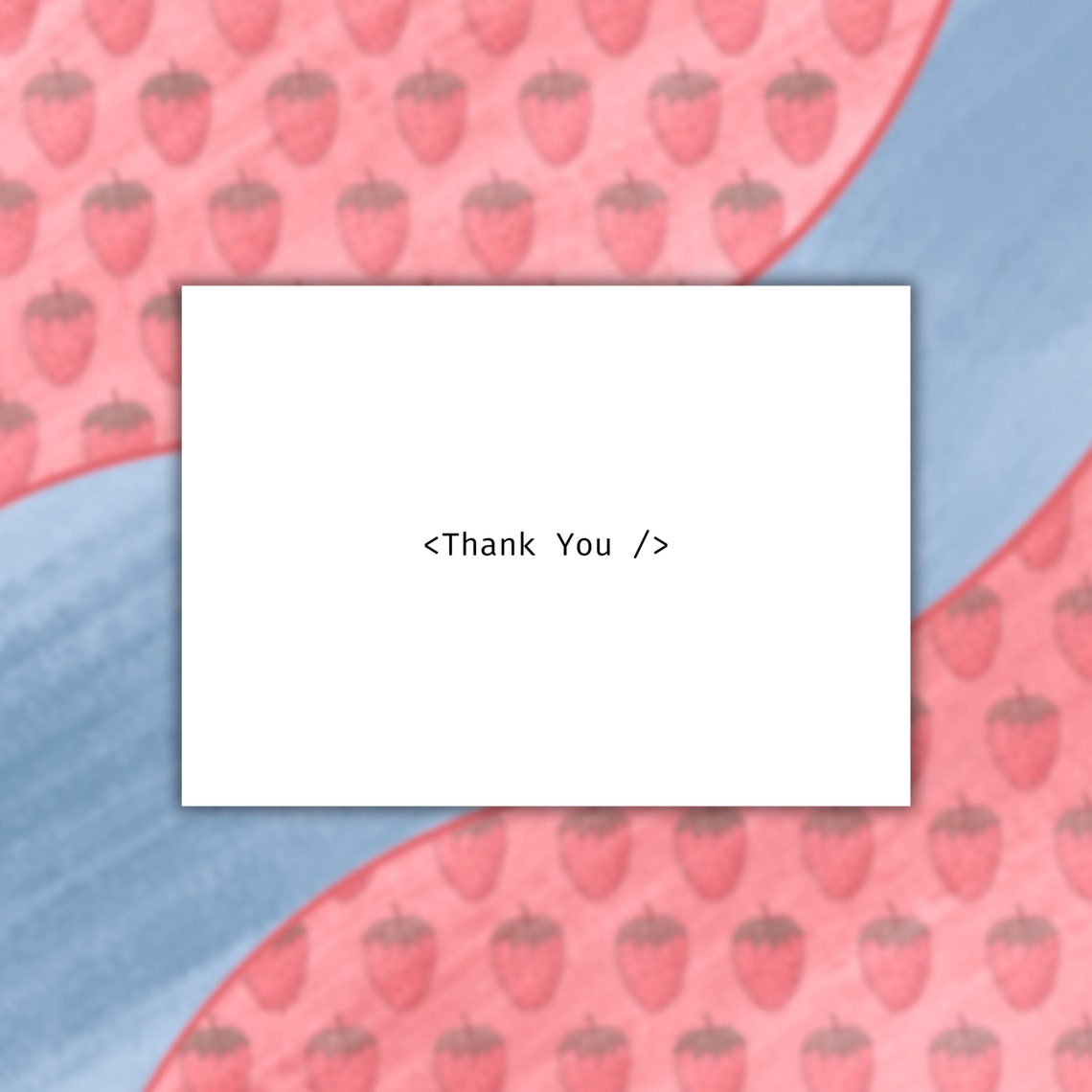 Thank You Card Thank You Coding Card Software Engineer Thank You Card ...
