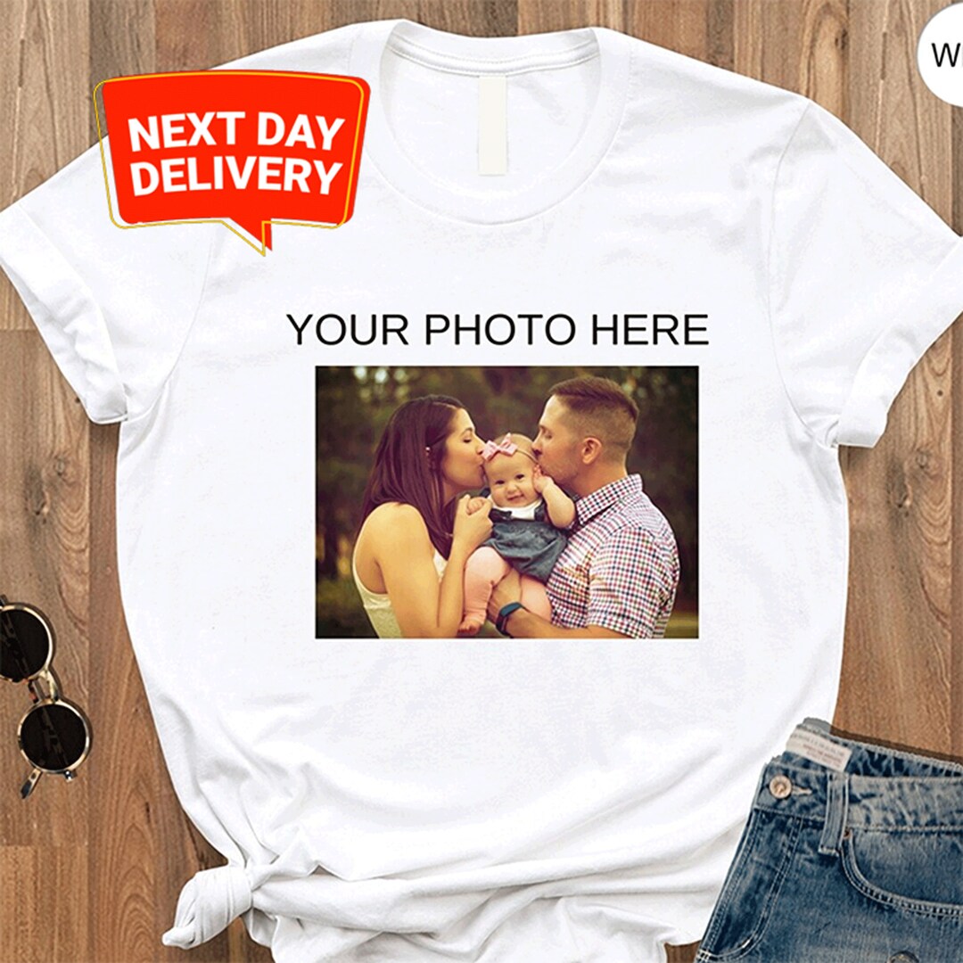 Custom Photo Shirt, Personalized Shirt for Family Picture T-shirt ...