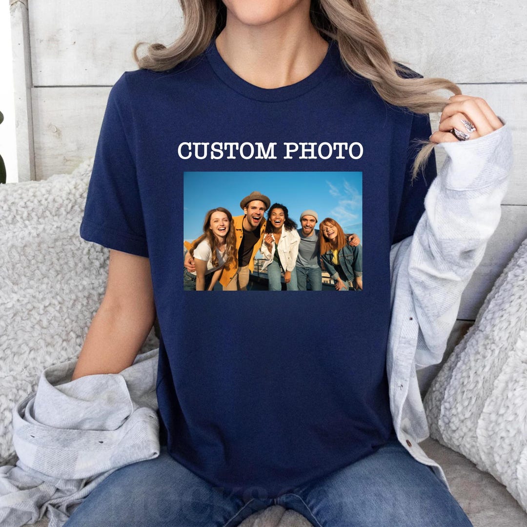 Custom Photo T-shirts, Personalized Photo Print Shirts for Family, Make ...