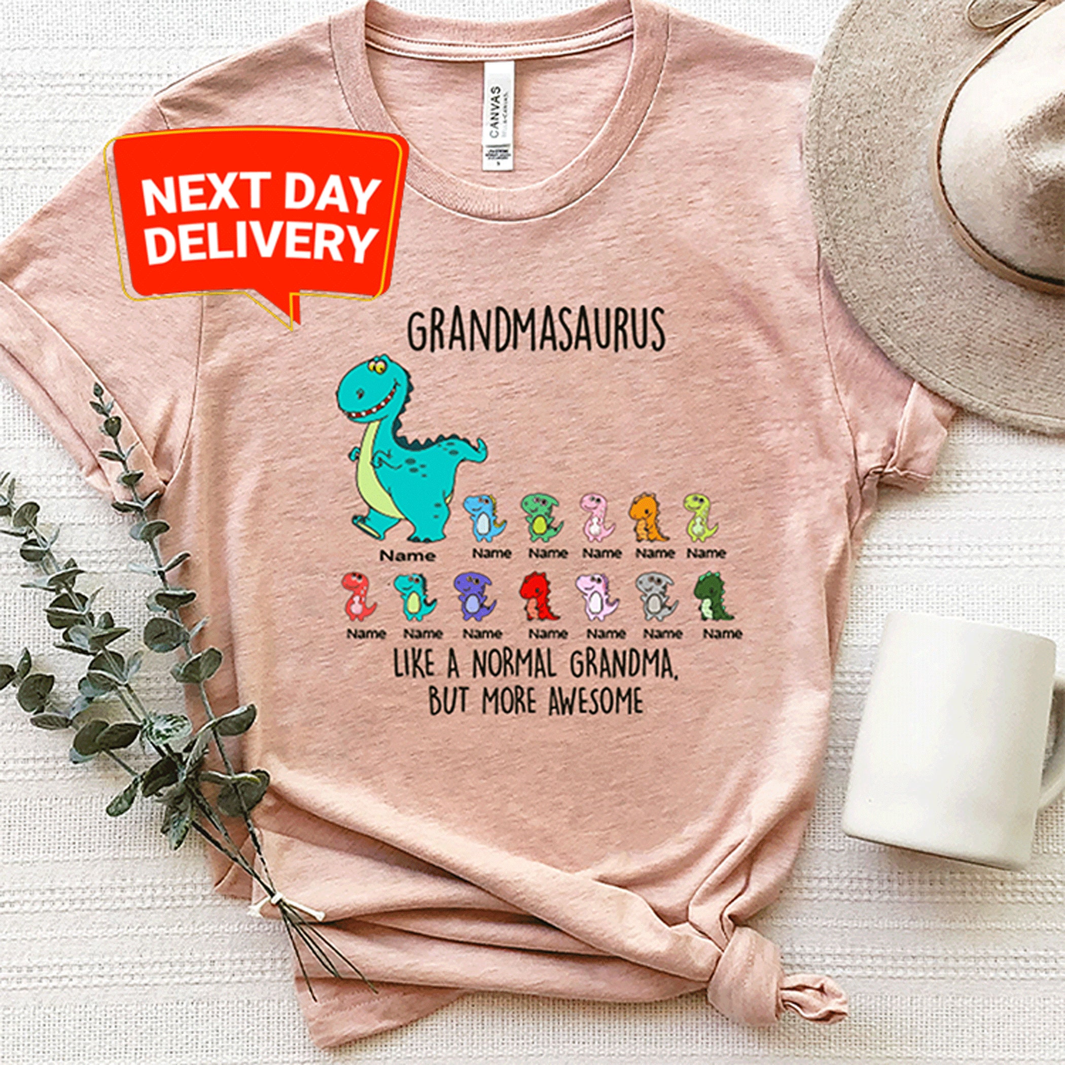 Personalized Grandmasaurus Shirt, Like A Normal Grandma but More ...