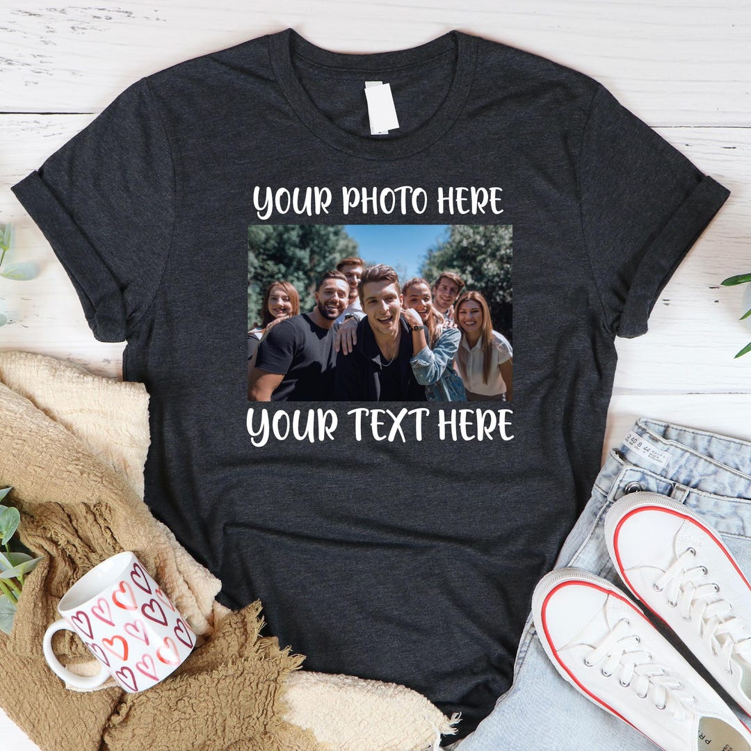 Custom Photo T-shirts, Personalized Photo Print Shirts for Family, Make ...